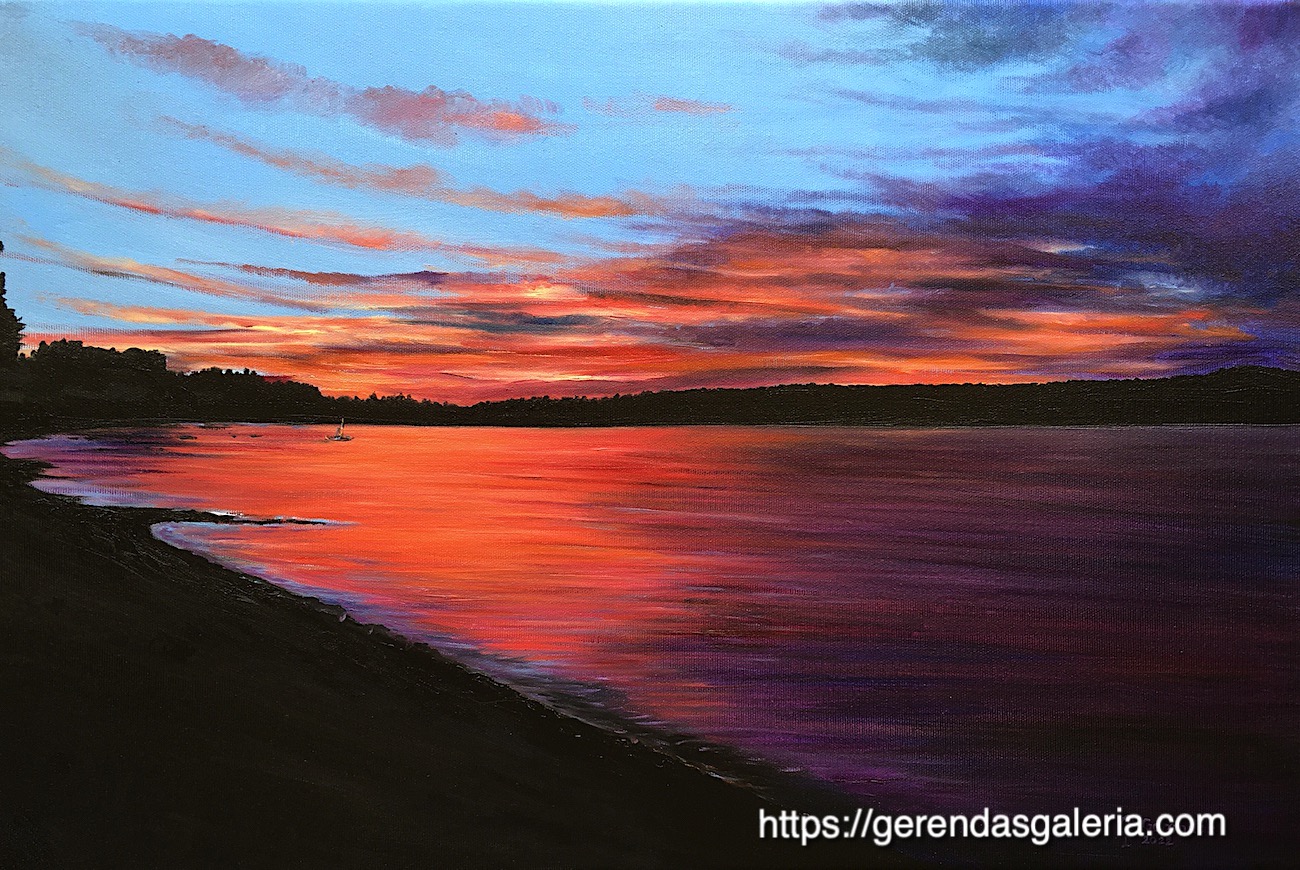 A festő paletta minden árnyalatában pompázó naplementék